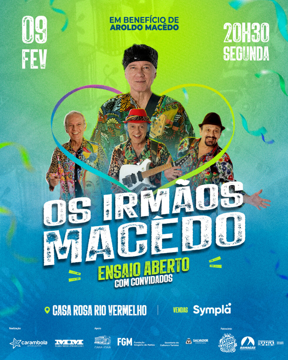 Os Irmãos Macedo – Ensaio Aberto | casa rosa